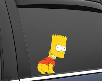 Simpsons Car Decal | Etsy