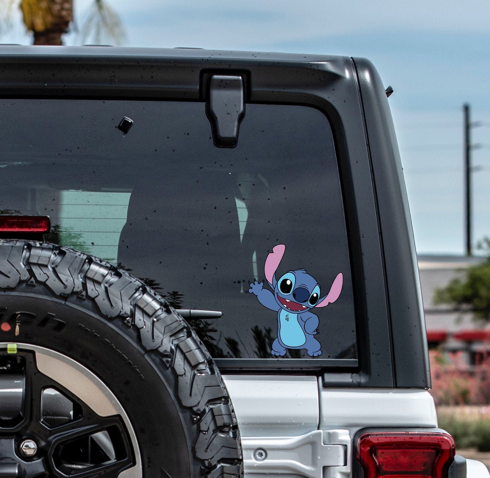 Stitch Car window sticker 5 tall quality decal bumper | Etsy
