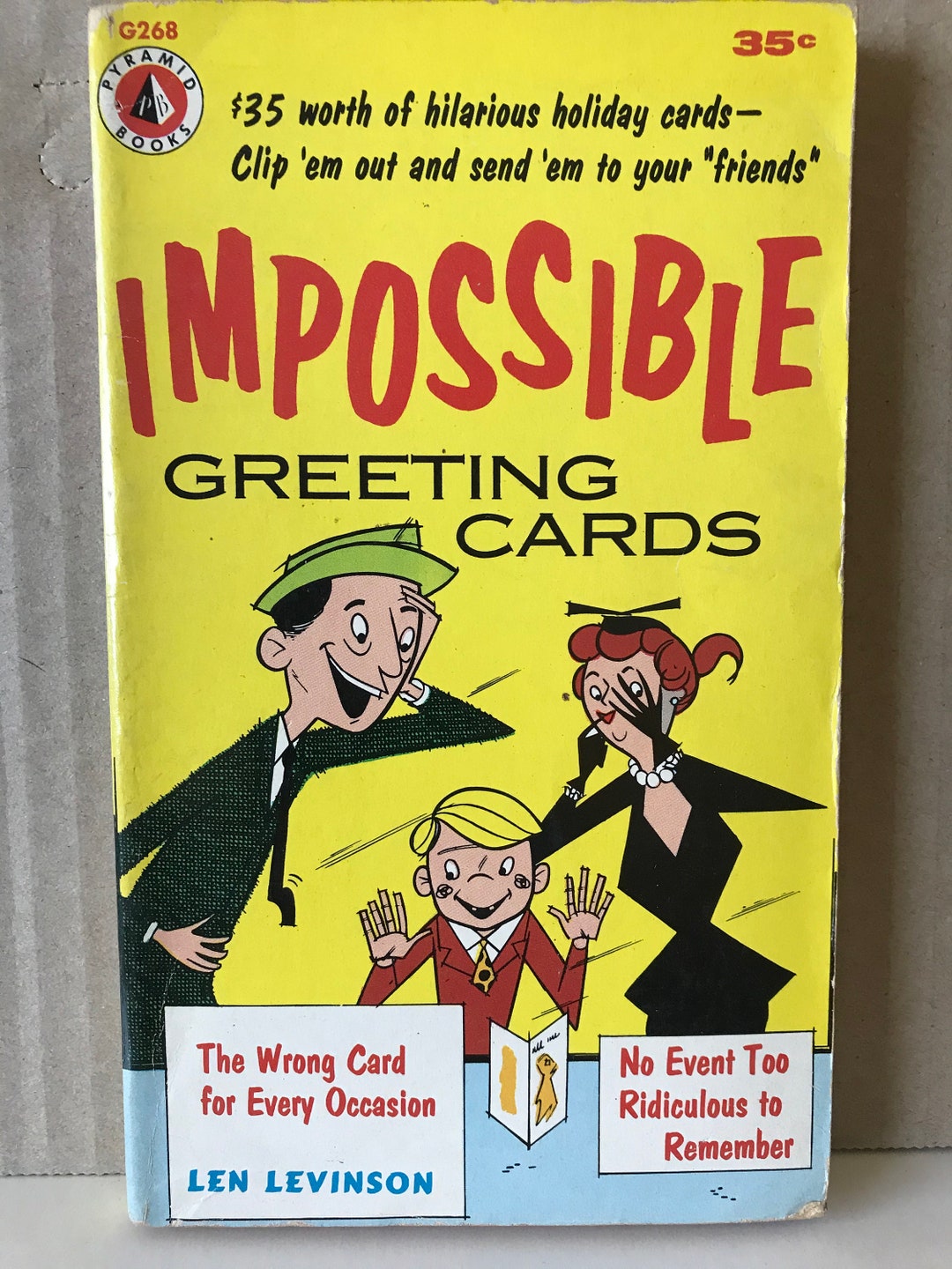 IMPOSSIBLE GREETING CARDS Pyramid Books 1957 - Etsy