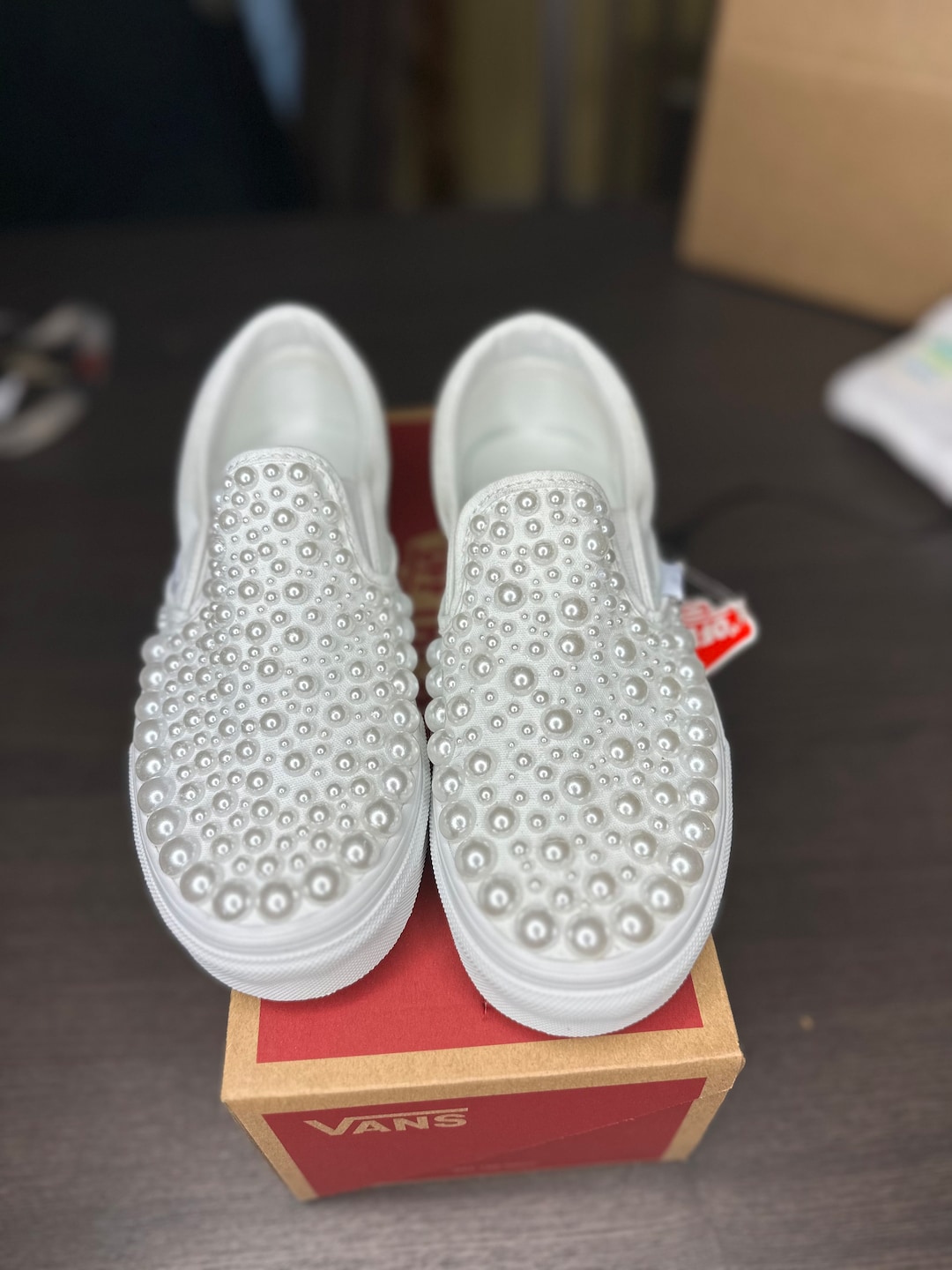 Pearl Vans - Etsy