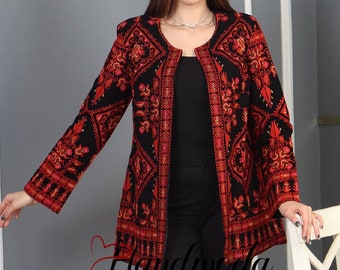 Butterfly Embroidery Blouse T-shirt Palestinian Heritage Free - Etsy