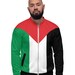 Palestinian Flag Bomber Jacket Free Palestine Unisex Zipper Sweatshirt ...