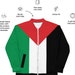 Palestinian Flag Bomber Jacket Free Palestine Unisex Zipper Sweatshirt ...