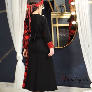 Malak Tatreez Girls Eid Dress, Palestinian Jordanian Embroidery Art ...