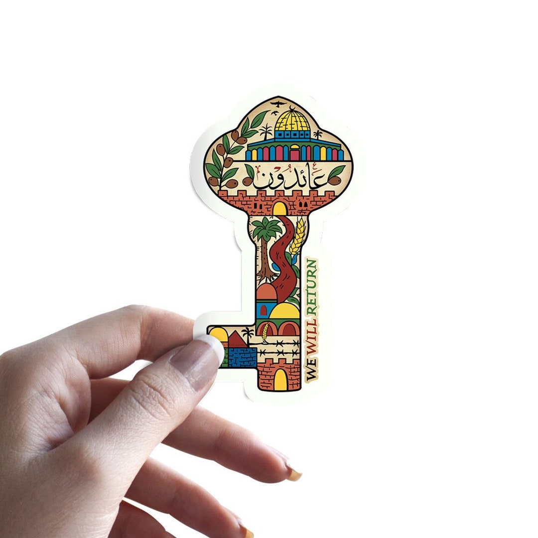 Palestinian Key of Return Palestine Customized Bubble-free - Etsy