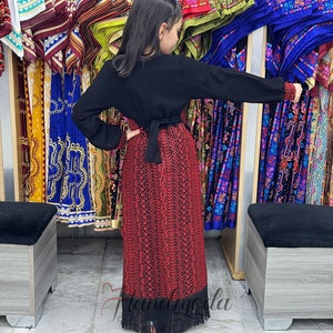 Malak Tatreez Girls Eid Dress, Palestinian Jordanian Embroidery Art ...