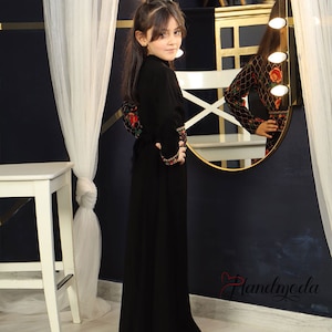 Malak Tatreez Girls Eid Dress, Palestinian Jordanian Embroidery Art ...