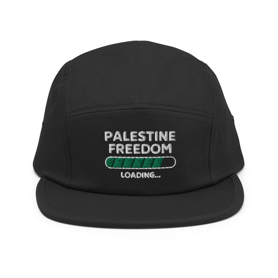 Palestine Freedom Loading Five Panel Cap, Free Palestine Custom Hat ...