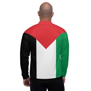 Palestinian Flag Bomber Jacket Free Palestine Unisex Zipper Sweatshirt - Etsy