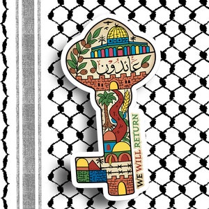 Palestinian Key of Return Palestine Customized Bubble-free Stickers - Etsy