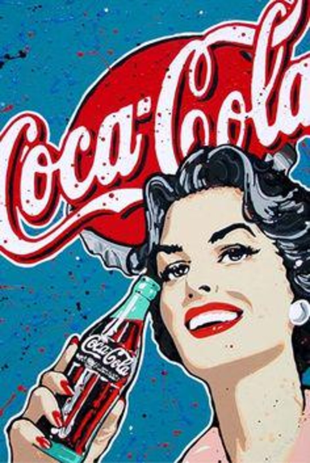 Coca Cola Ad for Printing - Etsy