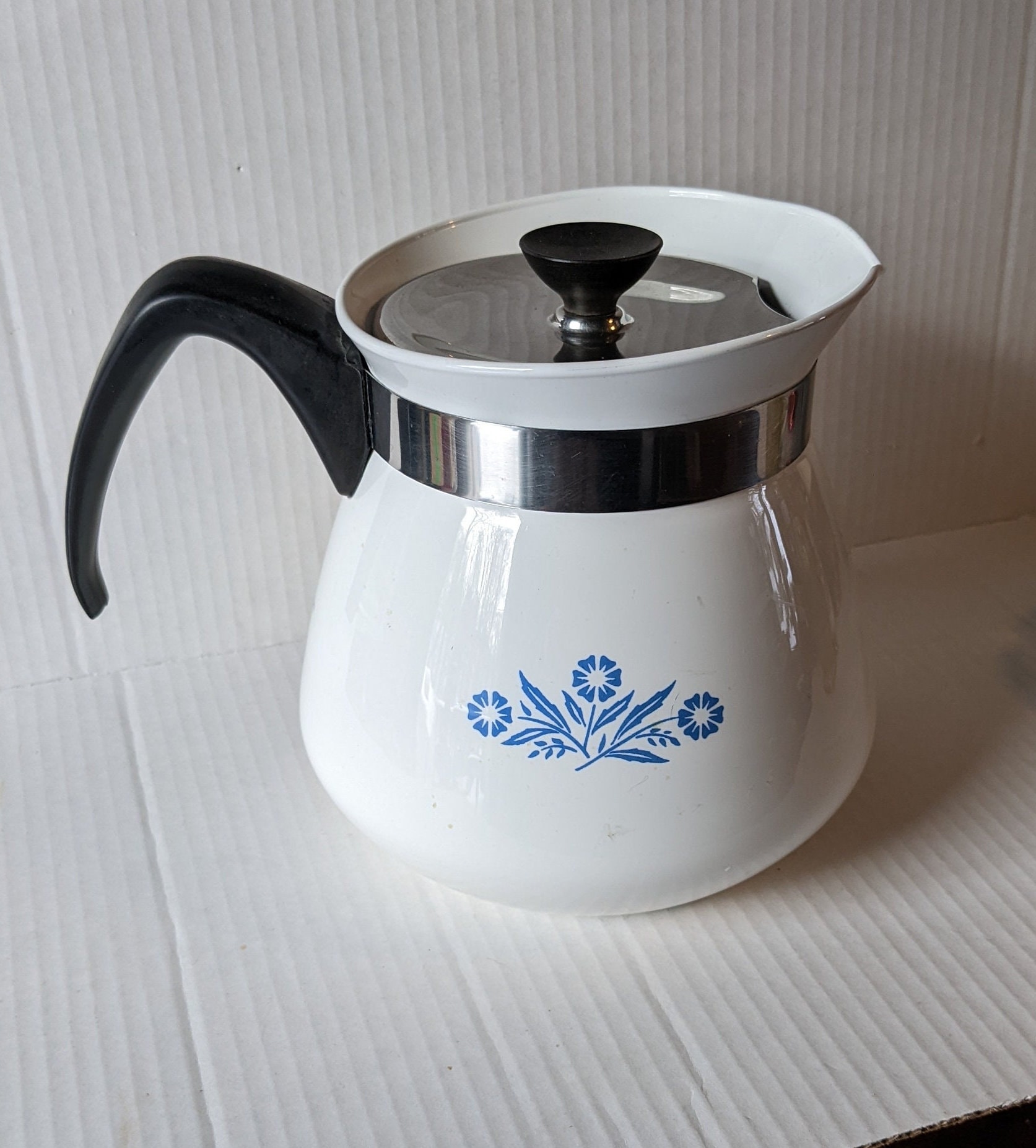 Corning Ware Blue Cornflower Tea Pot 8 Cup / 2 Quart - Etsy