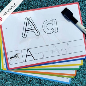 Printable Tracing Alphabet * Alphabet Flashcards * Learning Letters ...