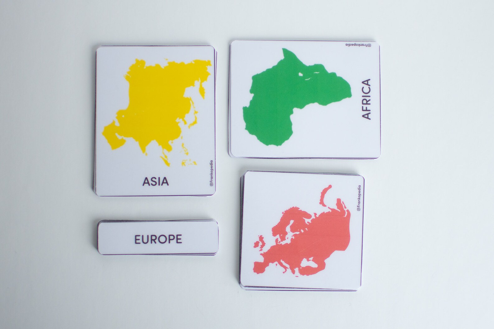 Montessori World Continents Map Montessori World Map for - Etsy