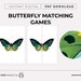 Butterfly Matching Activity Montessori Flashcards Toddler Pattern ...