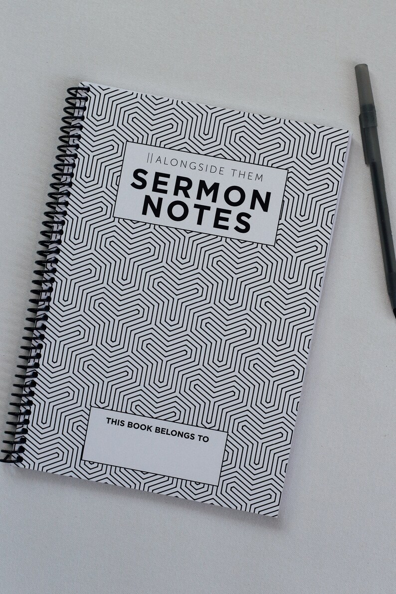 Sermon Notebook for Kids / Worship Notes for Kids / - Etsy