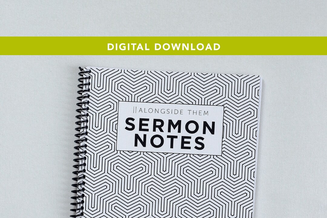DIGITAL Sermon Notes Sheet for Kids / Worship Notes for Kids / Children ...