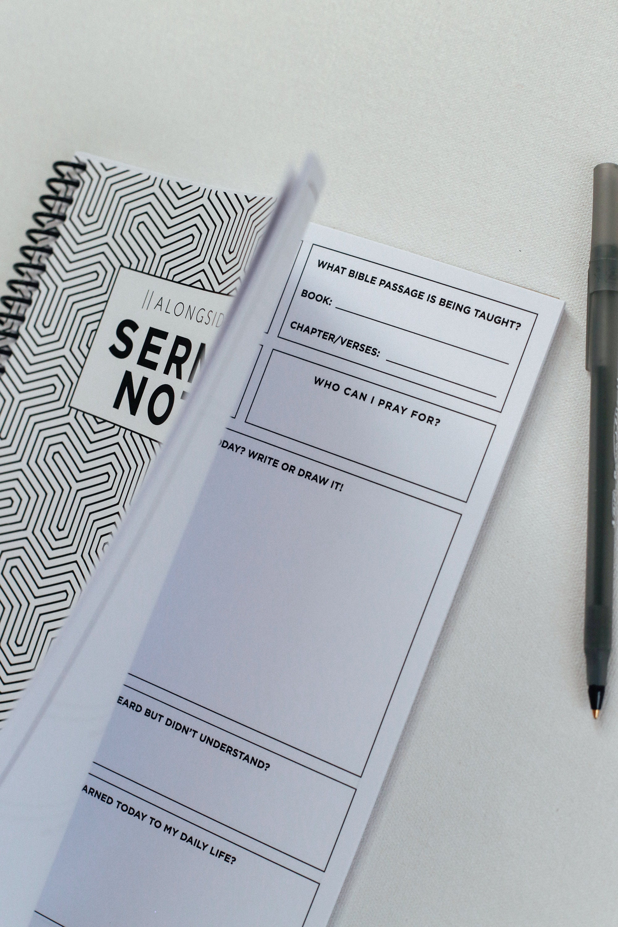 Sermon Notebook for Kids / Worship Notes for Kids / - Etsy