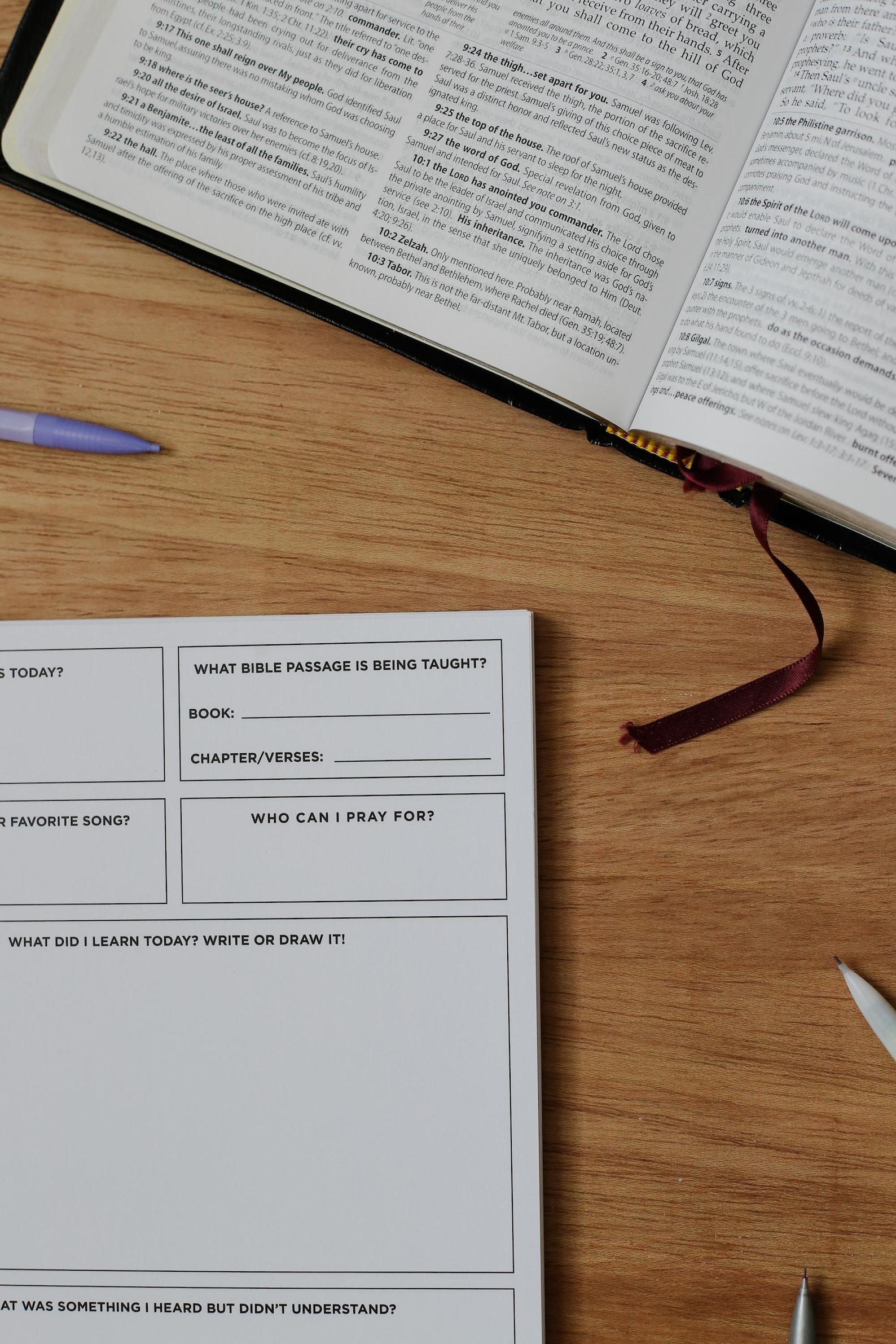 Sermon Notebook for Kids / Worship Notes for Kids / Children's Notebook ...