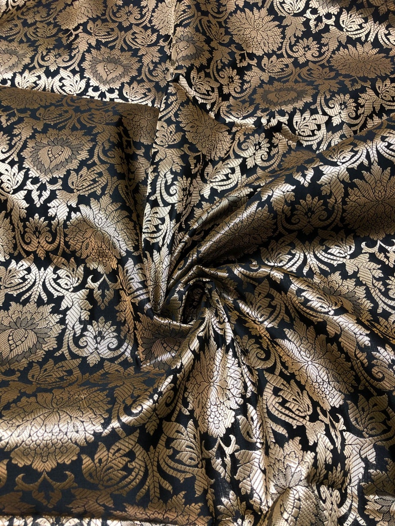 Beautiful Vintage Floral Brocade 44 Wide. Best Used for Home Decor and ...