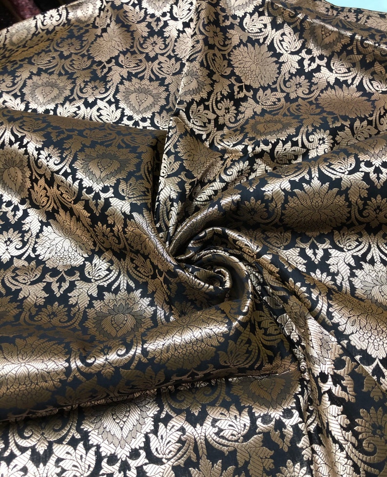 Beautiful Vintage Floral Brocade 44 Wide. Best Used for Home Decor and ...