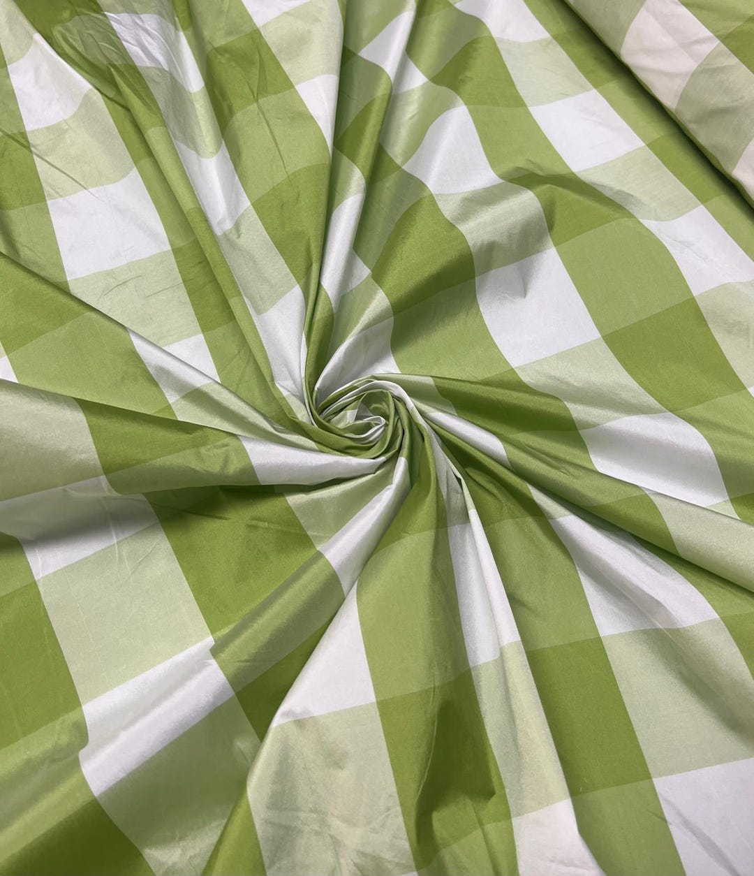 Fabric: Plaid Viscose Taffeta Check Pattern, Sold by the Yard - Etsy