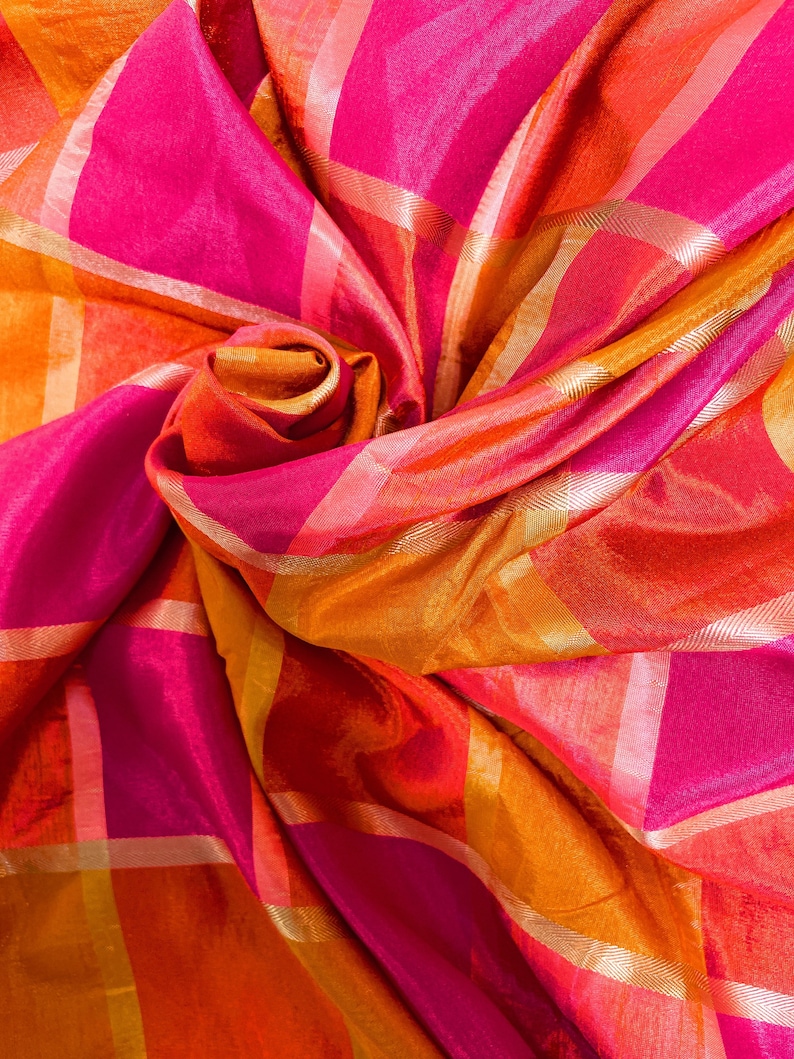 Brocade Plaid Fabric - Etsy