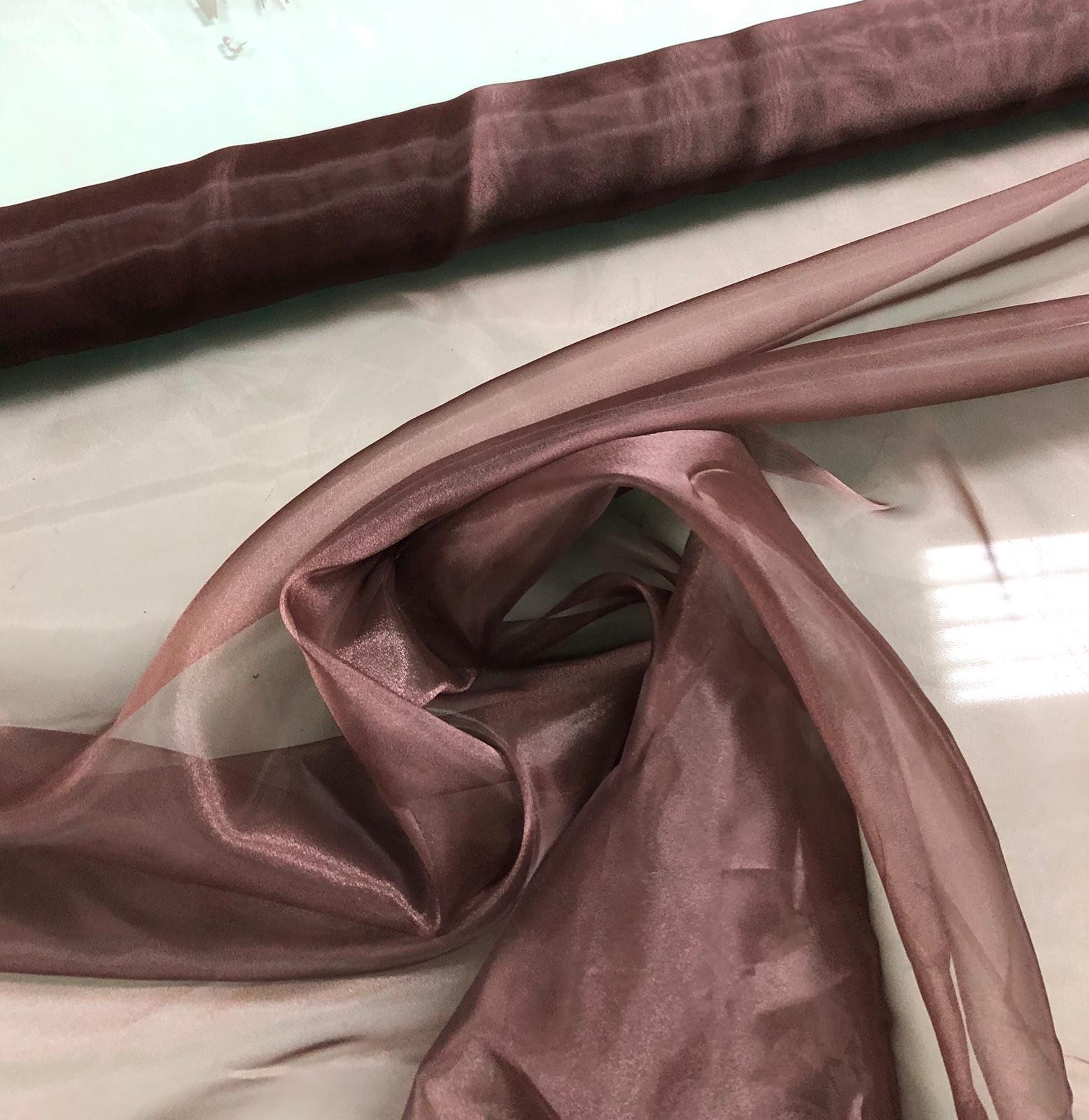 Poly Organza Fabric Beautiful Chocolate Brown Sold by the Yard - Etsy