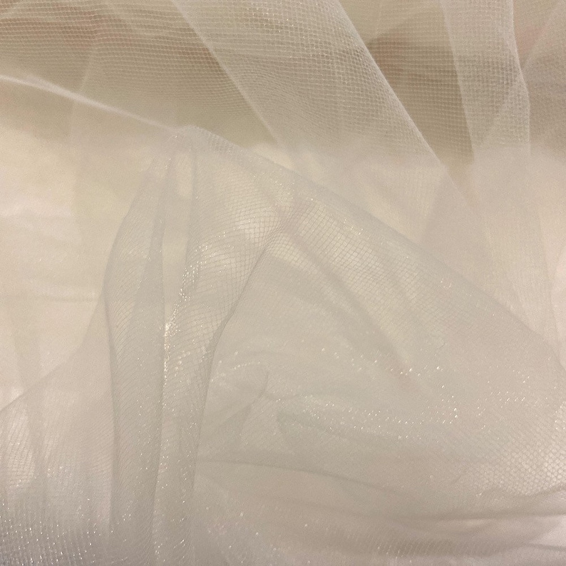 White Tulle Fabric Sold by the Yard - Etsy