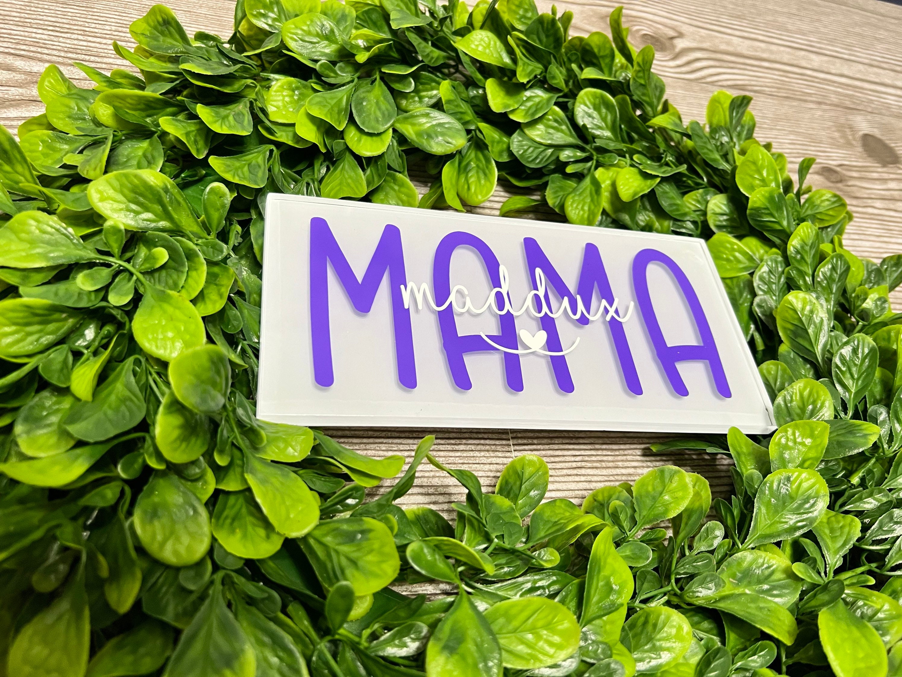 Personalized Glass Tile/mom Tiles With Names/grandma Tile - Etsy