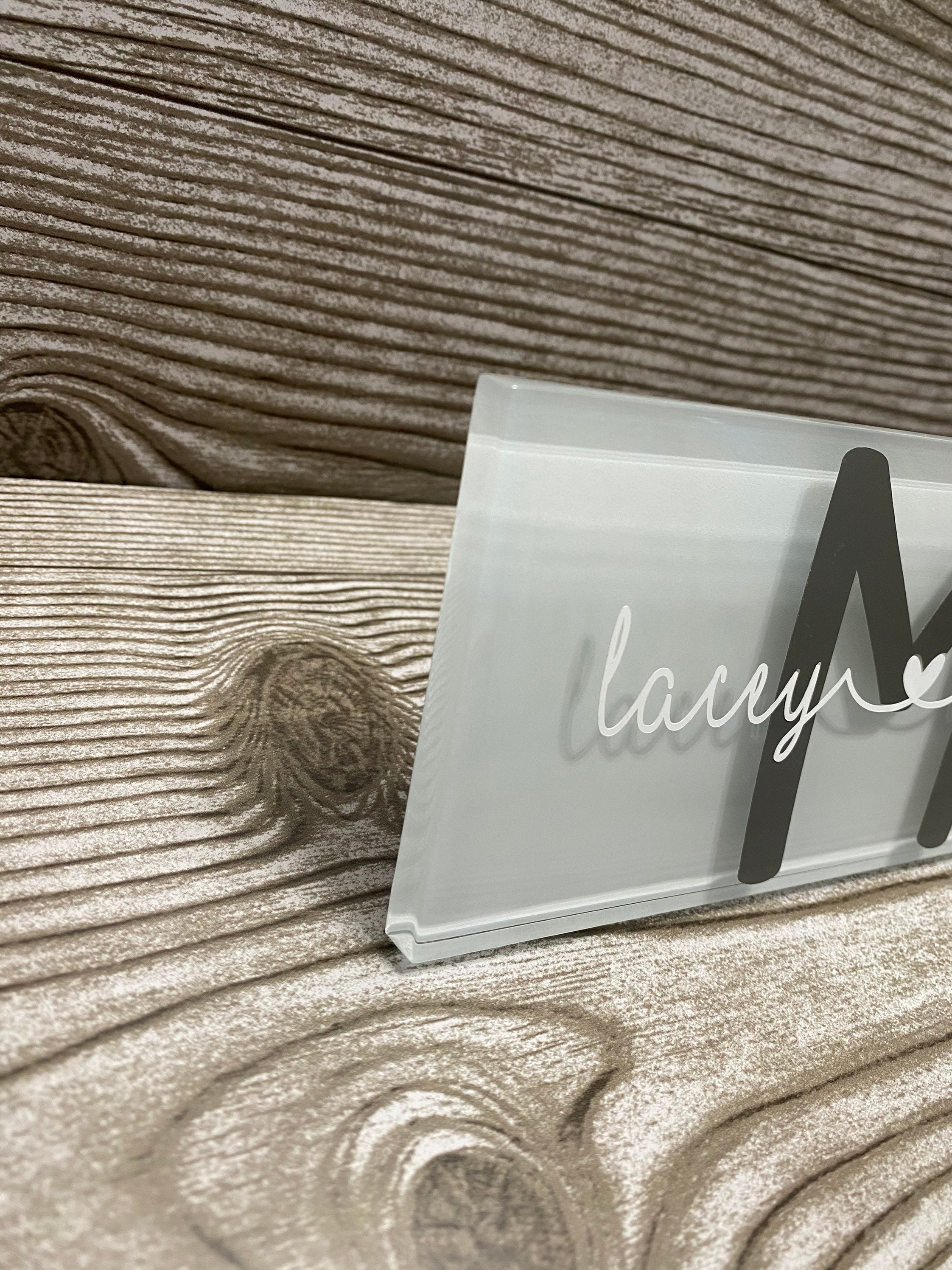Personalized Glass Tile/mom Tiles With Names/grandma Tile - Etsy