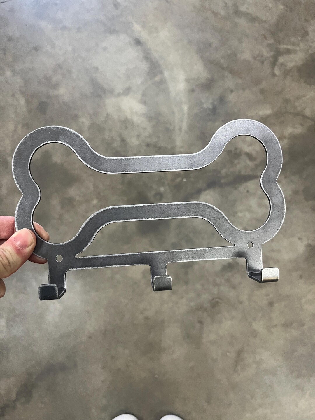 Bone Shaped Dog Leash/key Rack - Etsy