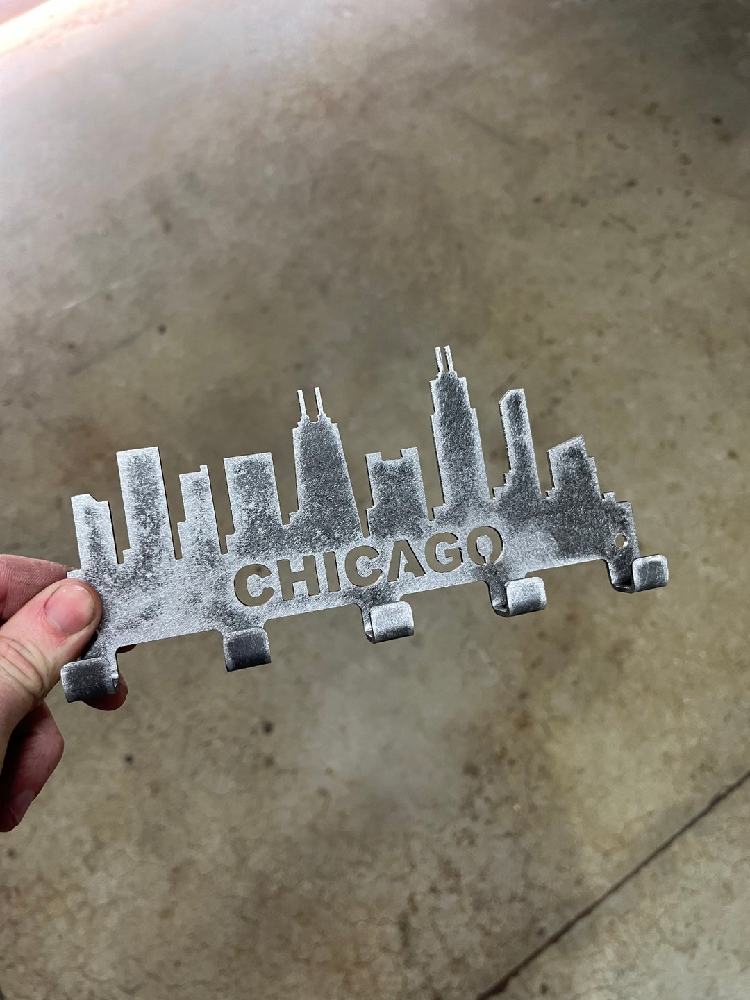 Chicago Skyline Key Rack - Etsy
