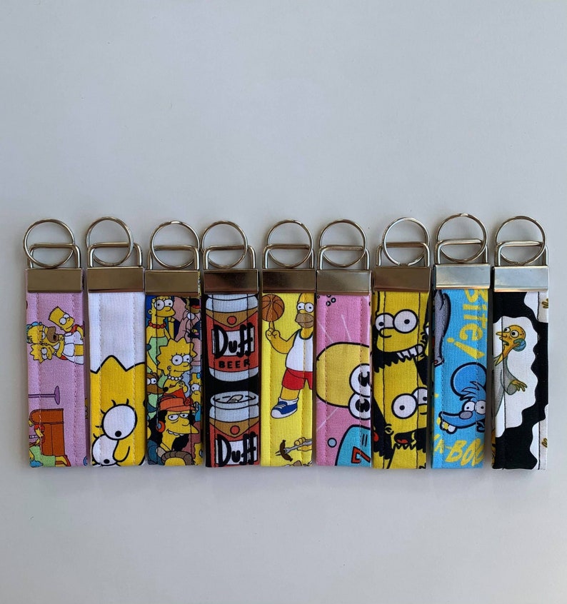 The Simpsons Key Fobs - Etsy Australia