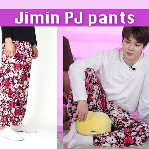 BTS PJ Pants Floral Party Pants / RM Pants/ Jimin Pants - Etsy