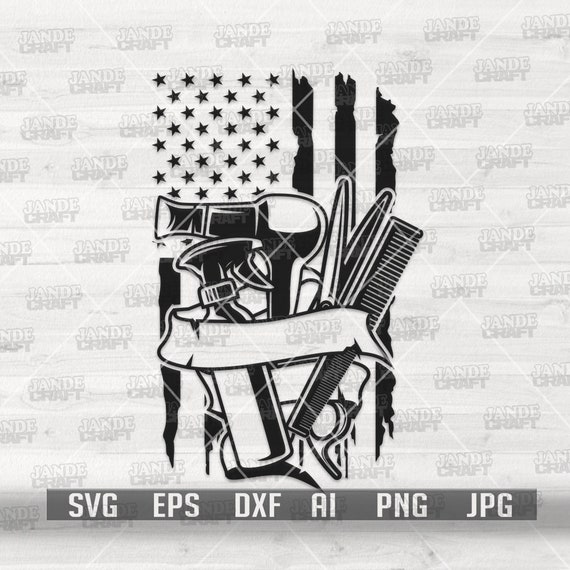 US Hair Stylist Tools Svg US Hair Expert Svg Hair Hustler - Etsy