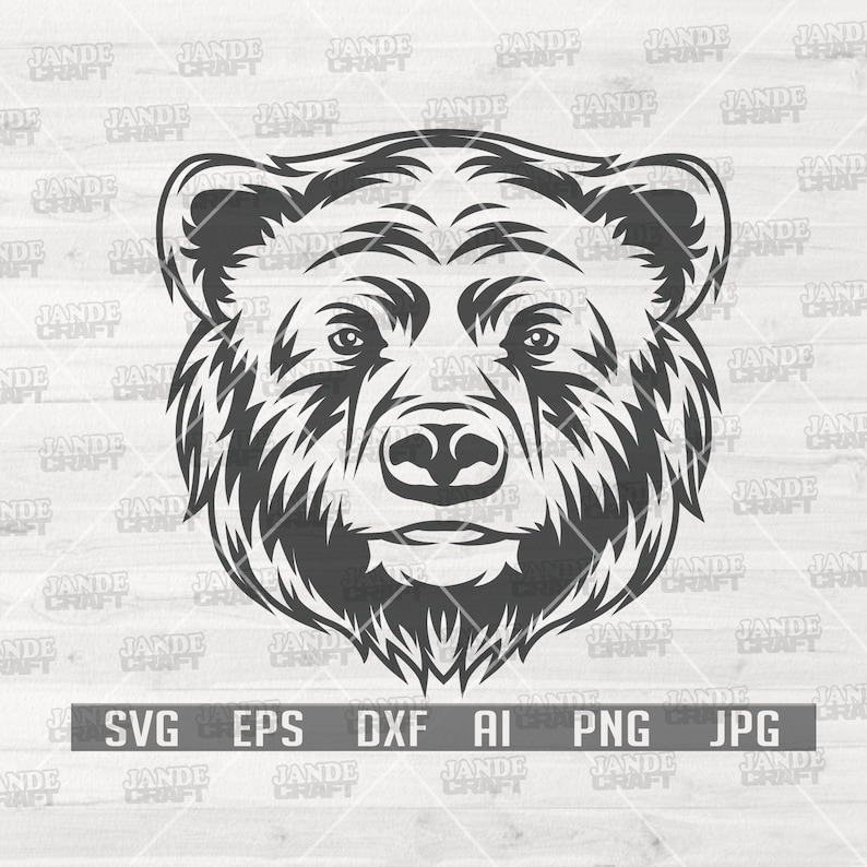 Bear Head Svg | Bear Shirt Svg | Outdoor Hunting Svg | Hunting Shirt ...
