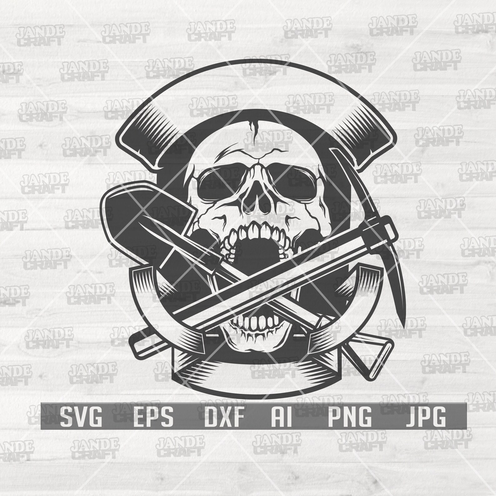 Mining Skull Svg | Mining Svg | Miner Svg | Mining Shirt | Mining Cut ...