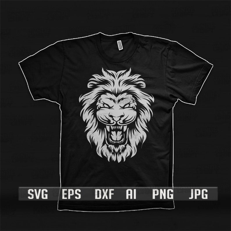 Angry Beast Lion Svg | King of the Jungle Clipart | Lion Head Cut File ...