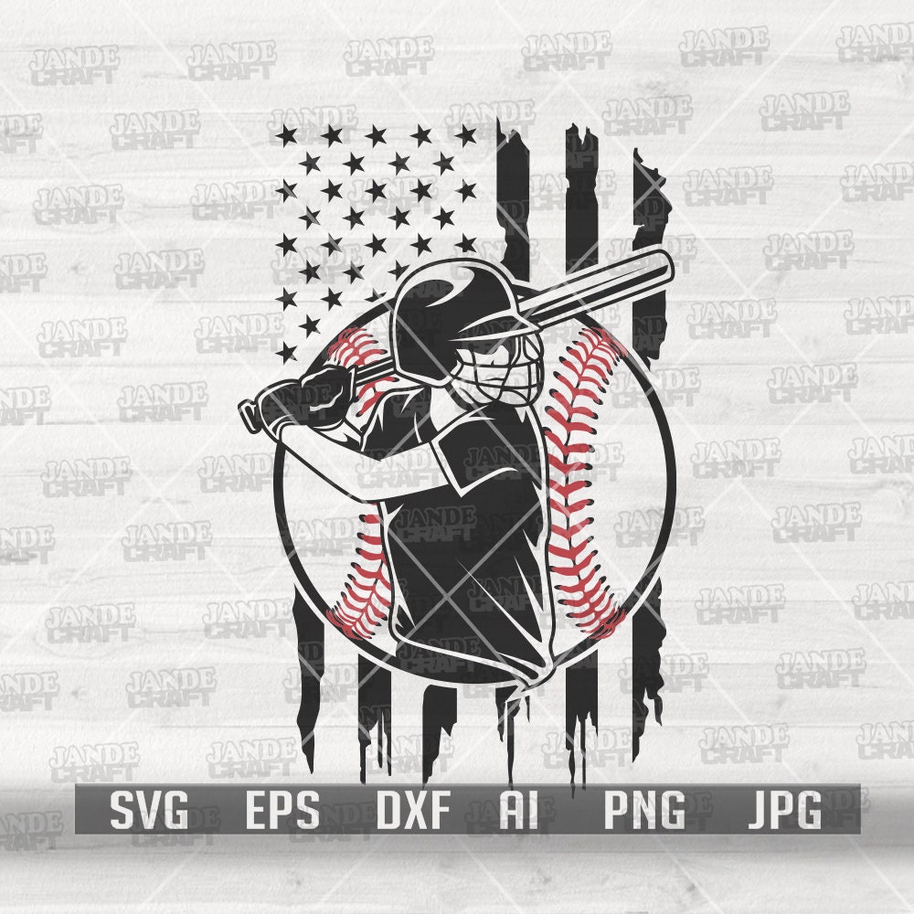 Art & Collectibles Digital Drawing & Illustration US Baseball Player ...