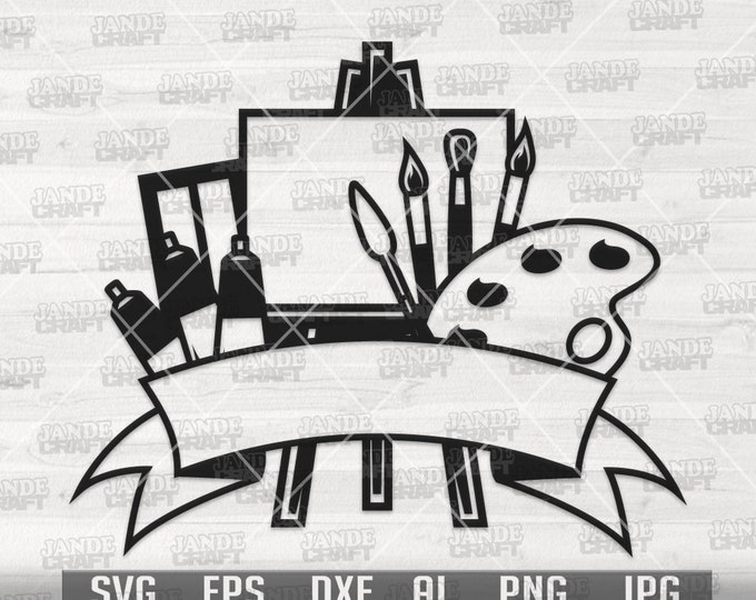 Artist Painter Tools Svg Artist Shirt Svg Artwork Svg - Etsy