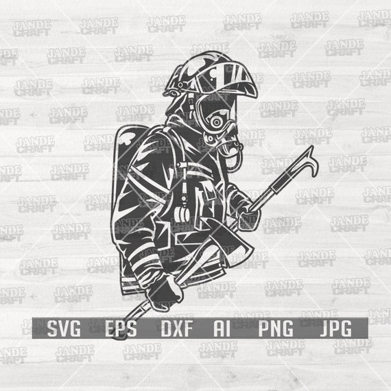 Firefighter Svg Fireman Dad T-shirt Design Png Fire | Etsy