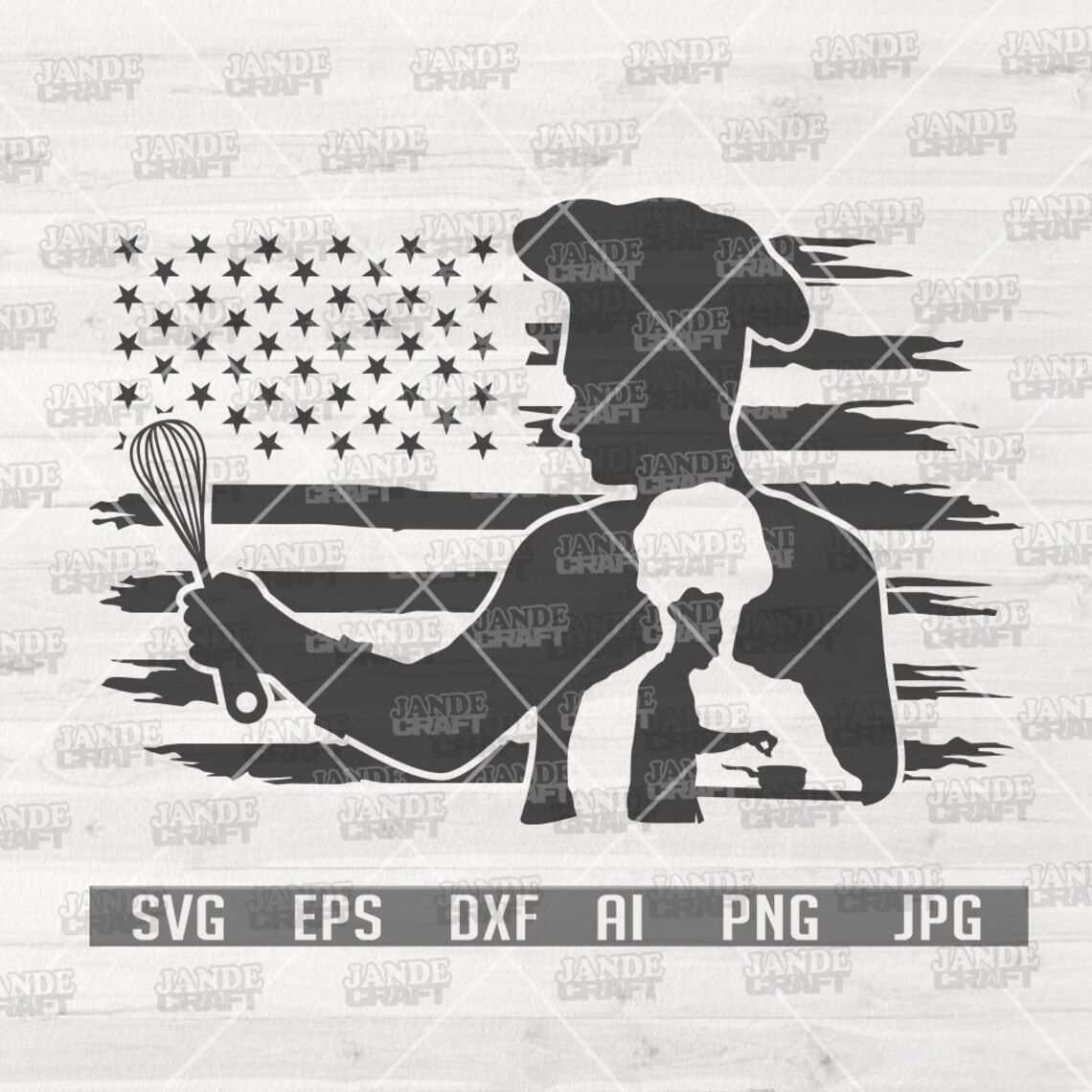 US Chef Stencil Svg US Grill Master Svg US Cook Svg Chef - Etsy