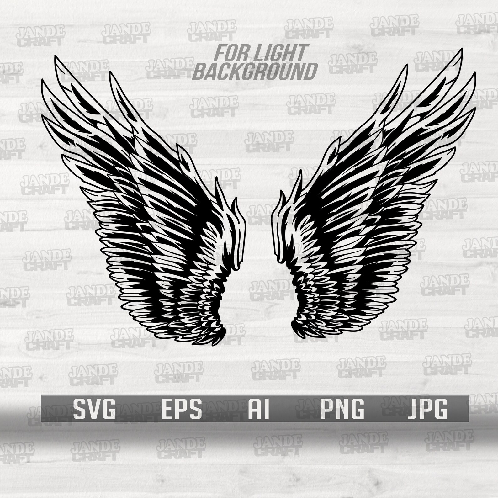 Wing Svg Wing Clipart Angel Wings Svg Angel Svg Wing - Etsy