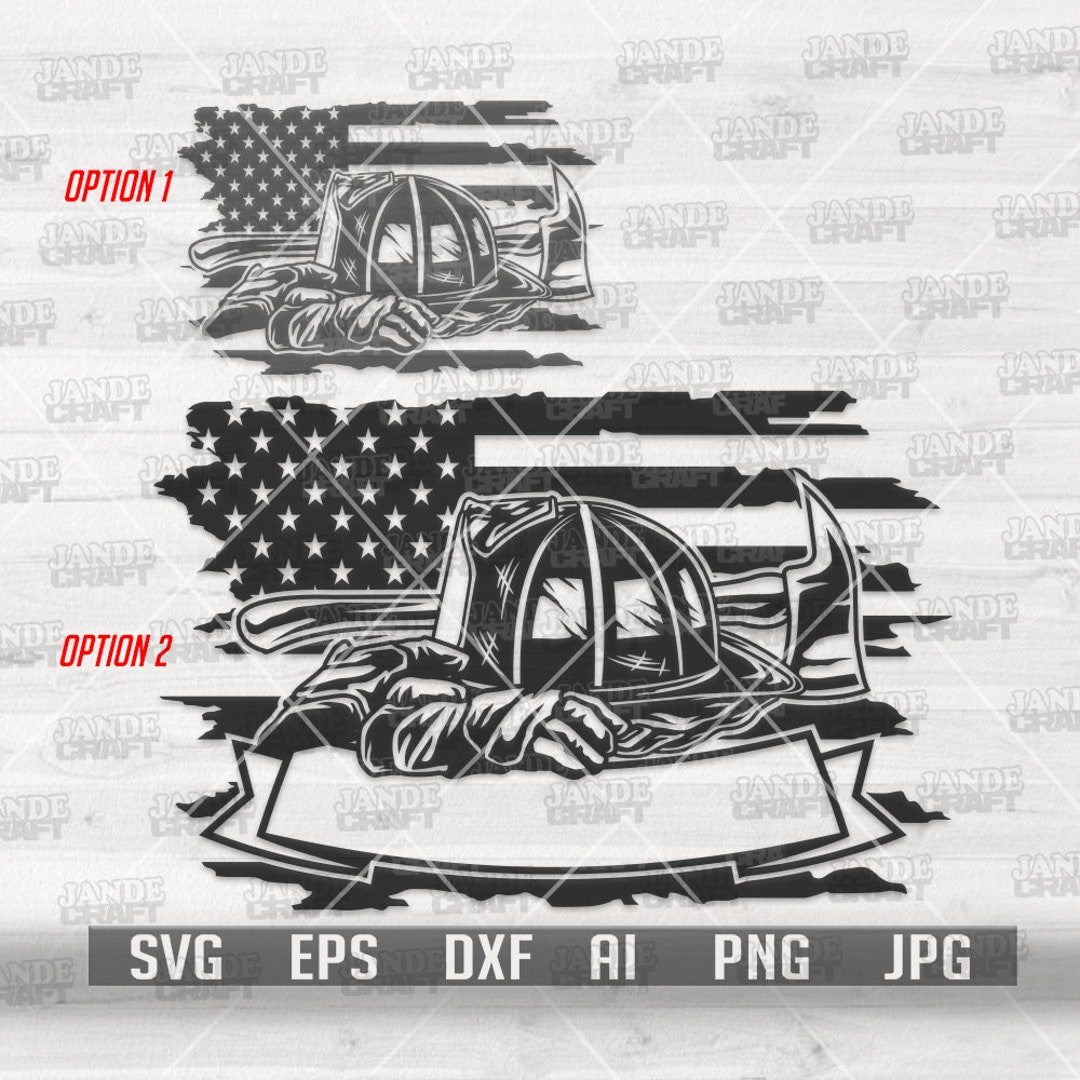 US Firefighter Gear Svg | Fireman Dad Cutfile | Fire Fighter Shirt Png ...