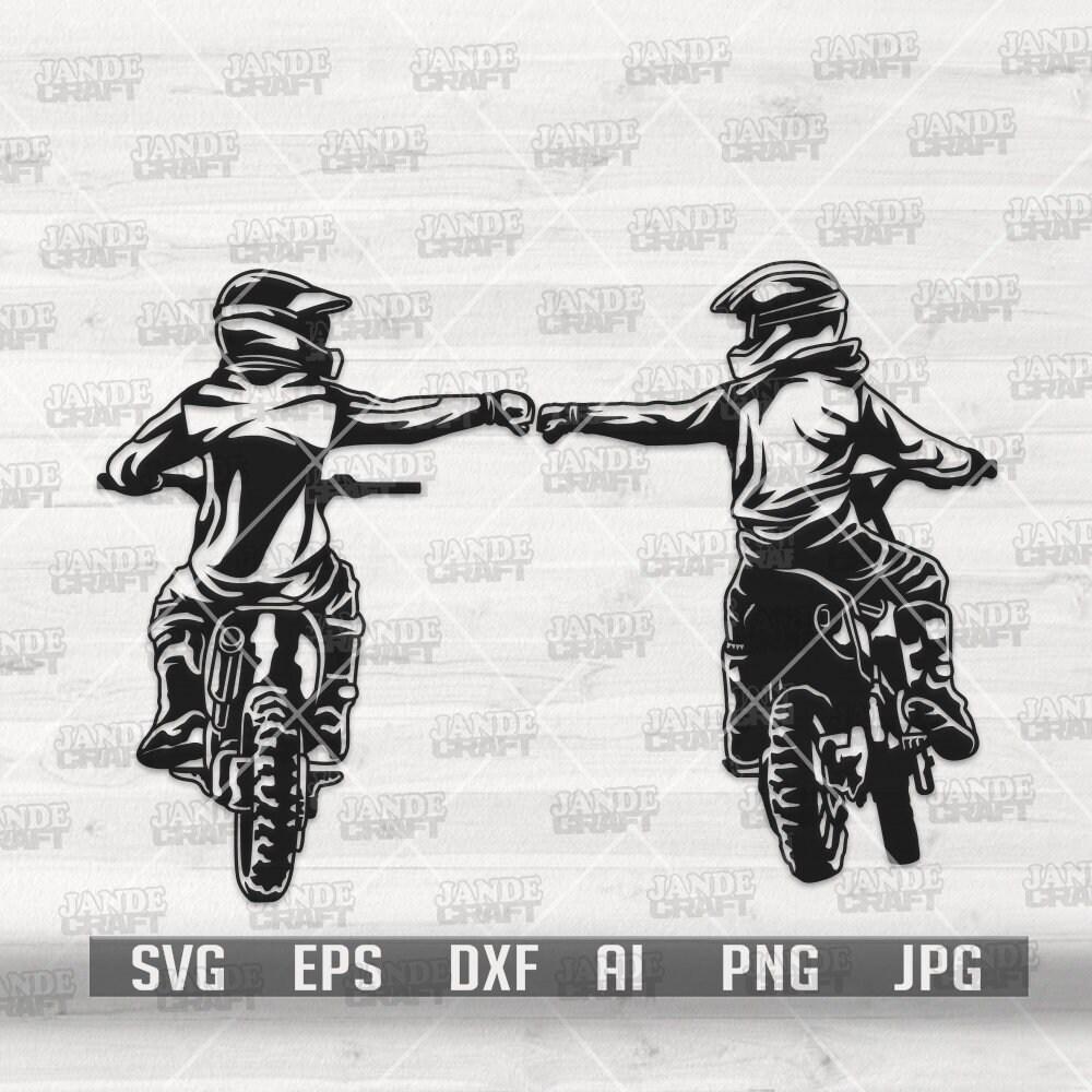 Biker Svg | Motorcross Svg | Fist Bump Svg | Best Friends Rider Svg ...
