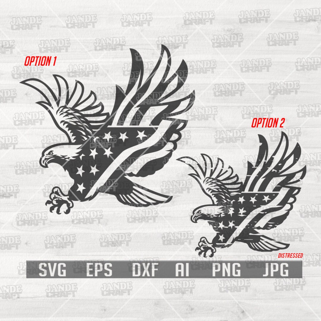 Patriotic Eagle Svg | Distressed Eagle Svg | US Eagle Svg | Eagle ...