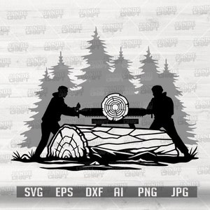 Lumberjack Svg | Wood Logging Clipart | Woodman Dad Cutfile ...