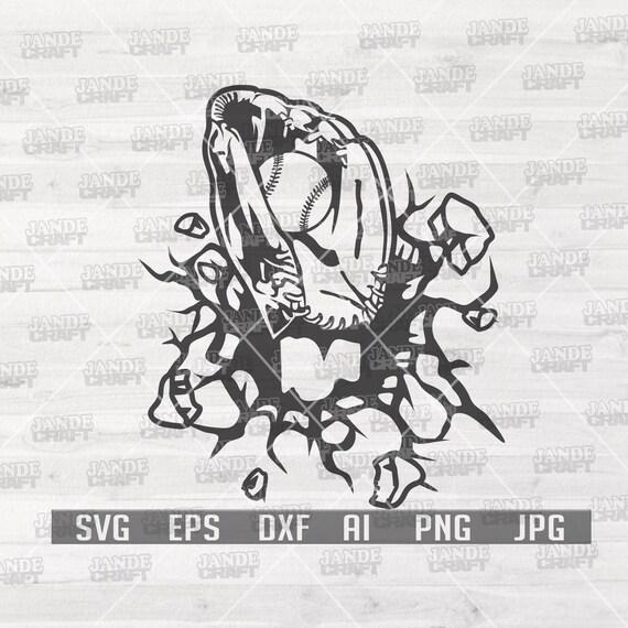 Smash Wall Baseball Svg Baseball Svg Ball Life Svg - Etsy