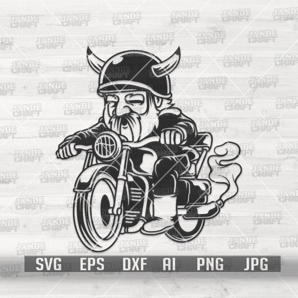 Biker Viking Svg | Warrior Rider Clipart | Valhalla Ride Stencil ...
